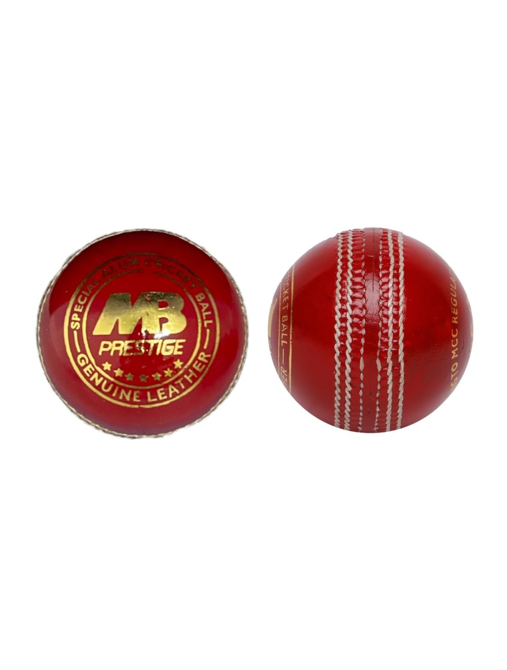 MB Malik Prestige 4PC Red Cricket Ball -156g – The Sport Shack